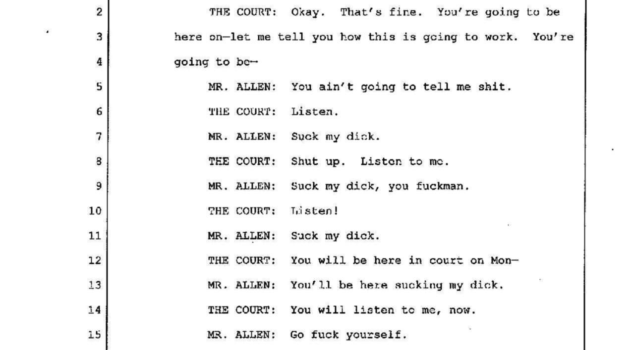 Judge Advises Defendant “You Have a Constitutional Right to be a Dumb ...