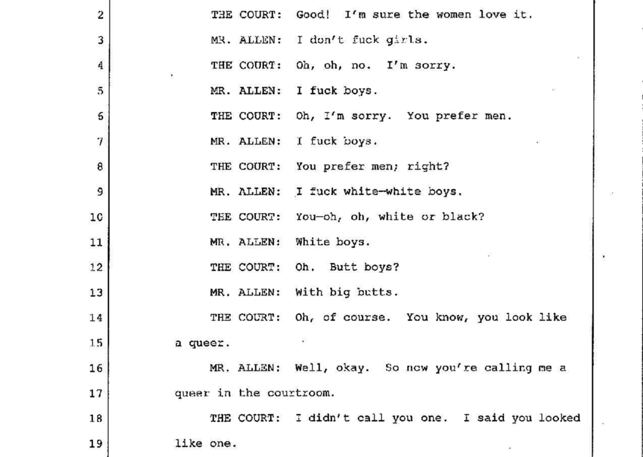 Judge Advises Defendant “You Have a Constitutional Right to be a Dumb ...